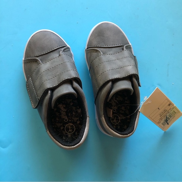 Cat & Jack | Shoes | Nwt Cat Jack Grey Velcro Dress Shoes Casual ...